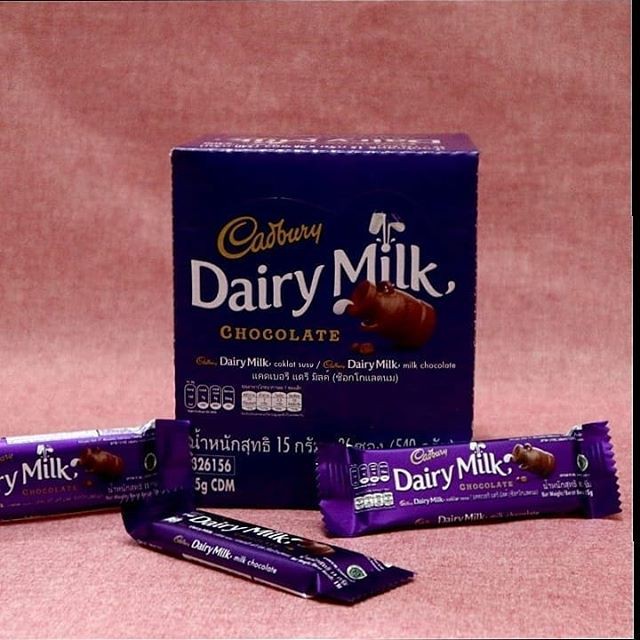Jual Cadbury Dairy Milk Mini 15 GR ISI 36pcs | Shopee Indonesia