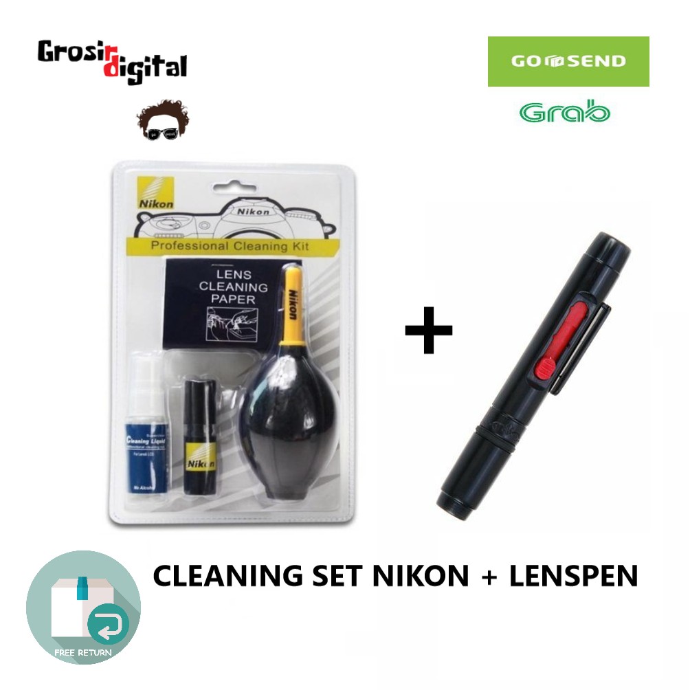 Jual Cleaning Kit 8 in 1 Pro Lens Pen for Nikon - Lenspen | Shopee ...