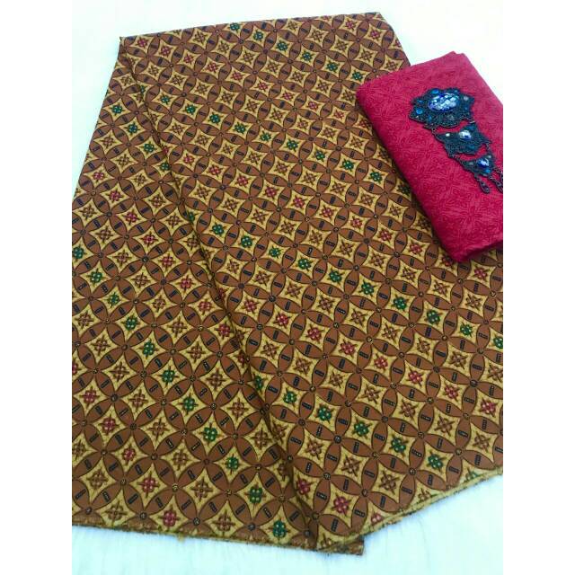 Jual Kain Batik Sogan | Kain Batik Seragaman | Shopee Indonesia