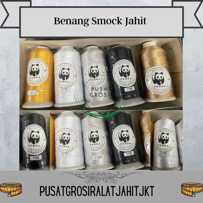 Jual Benang smock cap panda | Shopee Indonesia