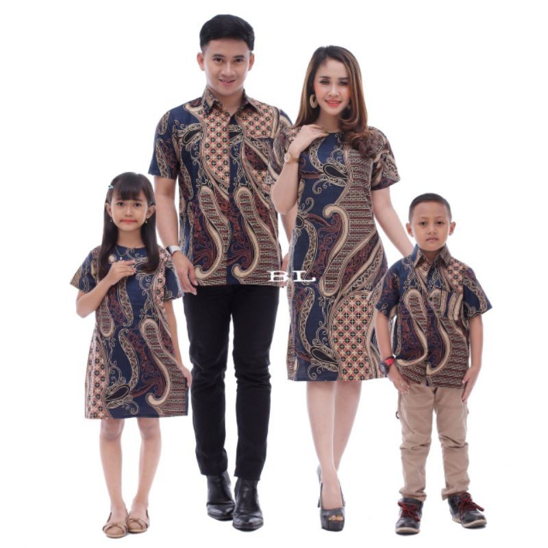 Jual COUPLE KELUARGA DRESS BATIK DRESS BATIK ATASAN BATIK FAMILY ...