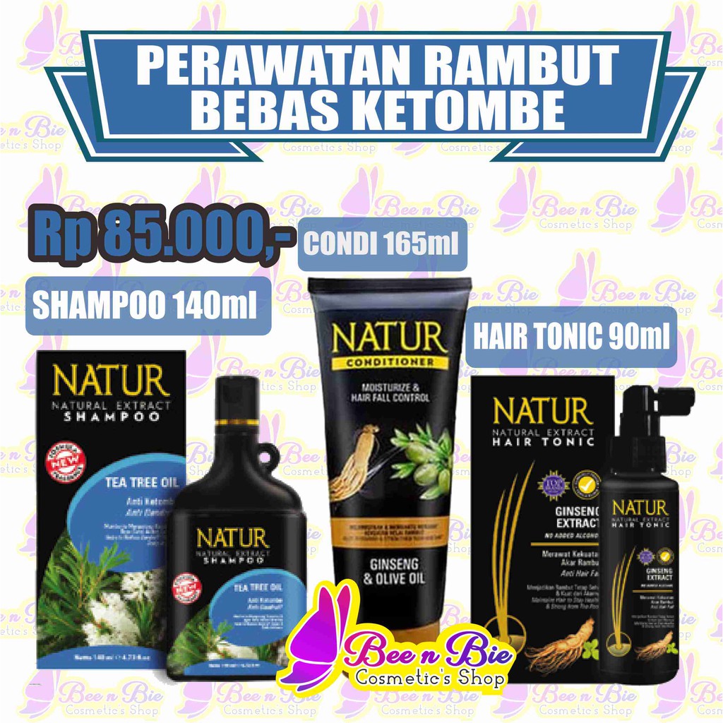 Jual bnb natur perawatan rambut bebas ketombe natur anti dandruff natur ...