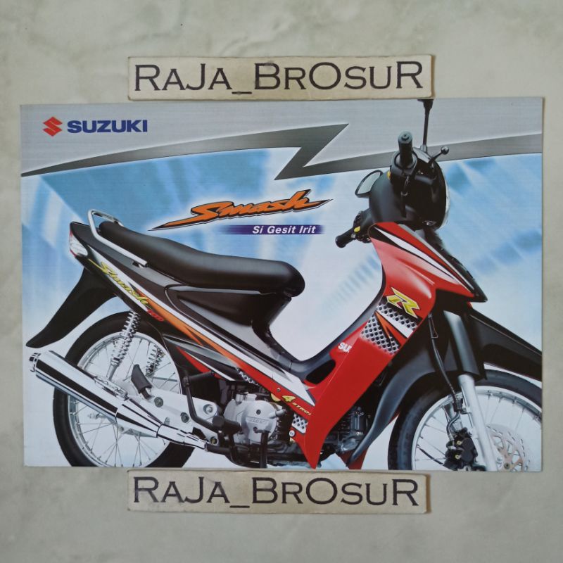 Jual Poster brosur katalog flyer jadul lawas Suzuki Smash 110R/Suzuki ...