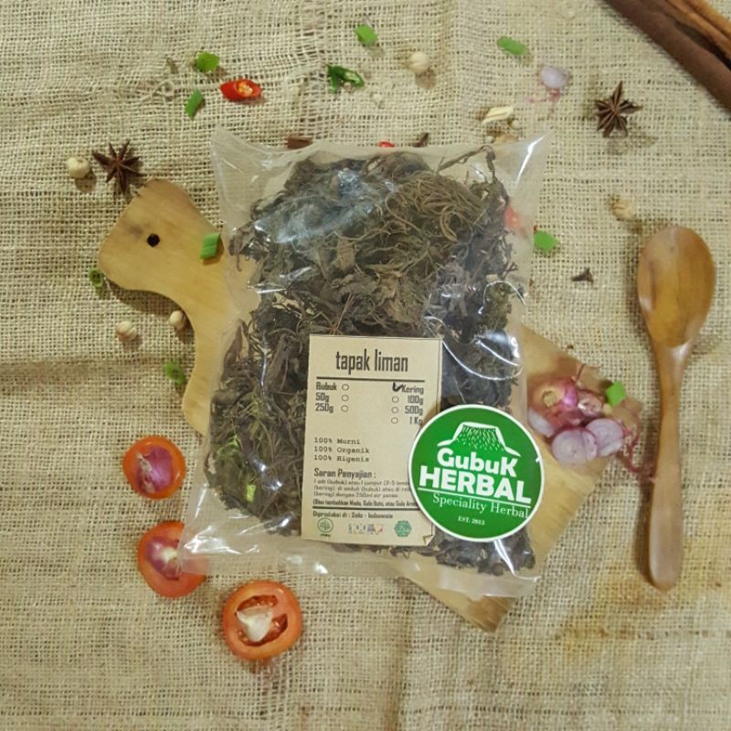 Jual TAPAK LIMAN KERING 100 GRAM - Elephantopus Scaber - MURNI - JSR ...