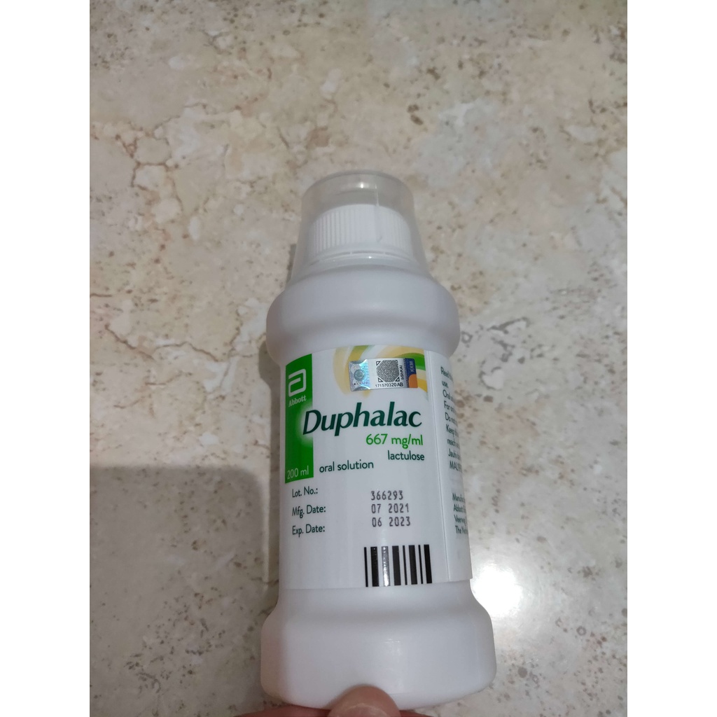 Jual Duphalac Oral Solution Abbott 200 ml 667 mg/ml | Shopee Indonesia