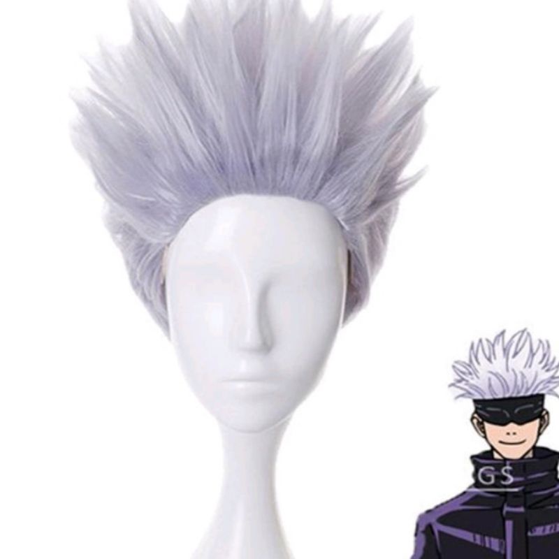 Jual wig gojo satoru jujutsu kaisen cosplay | Shopee Indonesia