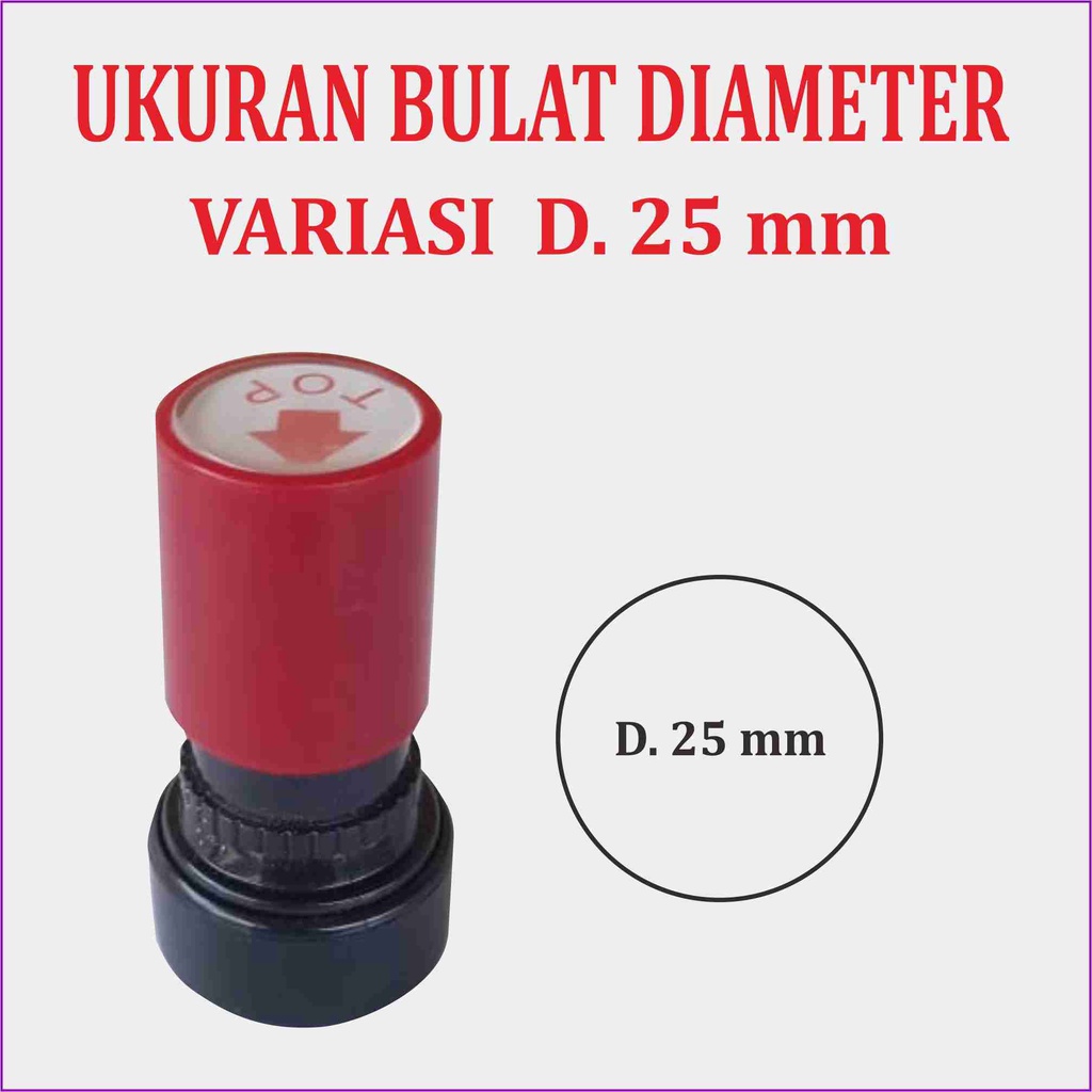 Jual Stempel Warna Bulat Custom Design Suka Suka | Shopee Indonesia