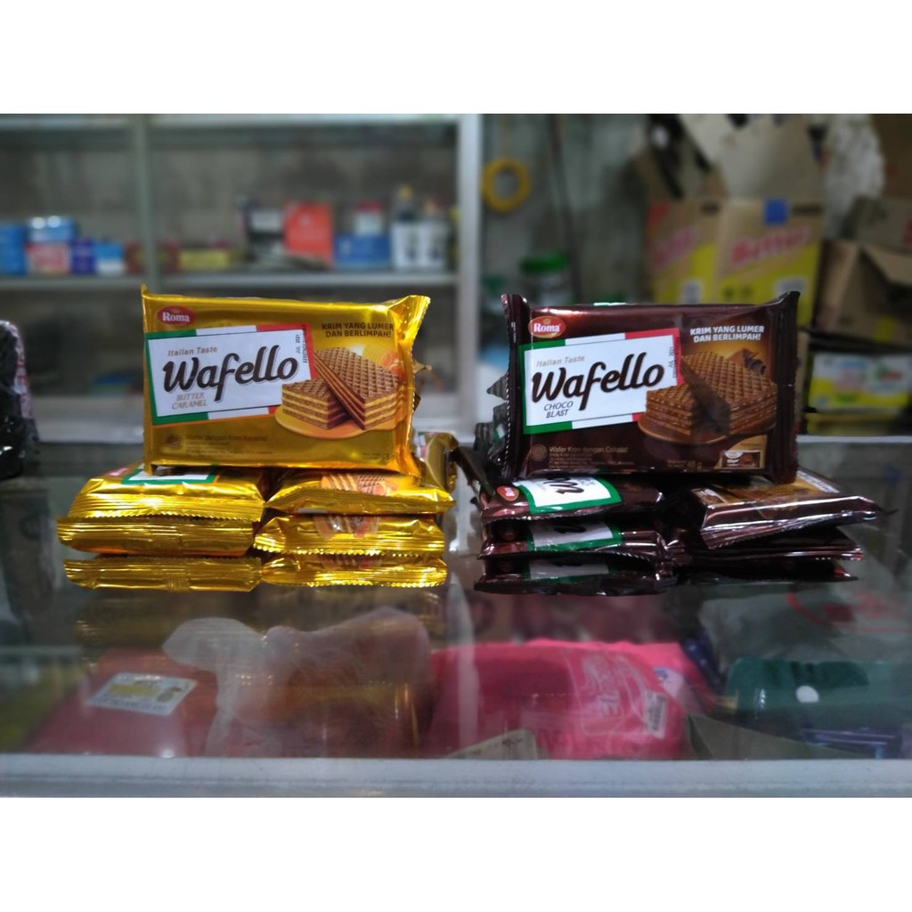 Jual Roma Wafer Wafello 5pcs | Shopee Indonesia