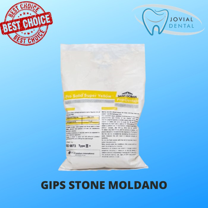 Jual DENTAL GIPS STONE MOLDANO PROBASE BAHAN CETAK GIGI | Shopee Indonesia
