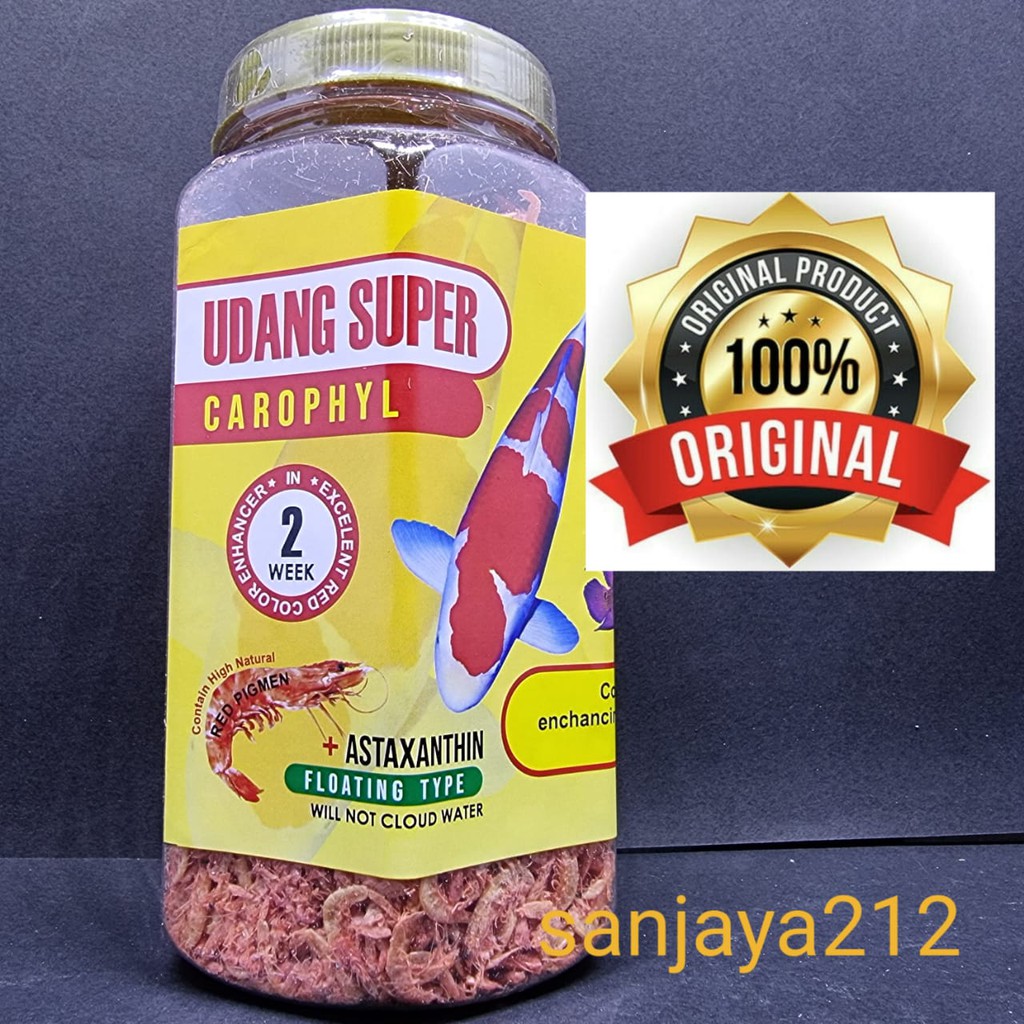 Jual MAKANAN IKAN UDANG KERING SUPER RED CAROPHYL ASTAXANTHIN FLOATING ...