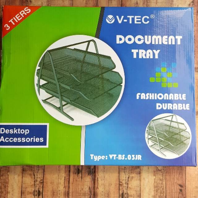 Jual Letter Tray / Rak 3 Susun Besi / Document Tray VTec 3 Tingkat ...