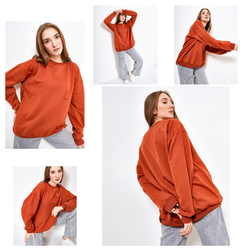 Jual Karen Basic Oversize Sweater | Shopee Indonesia