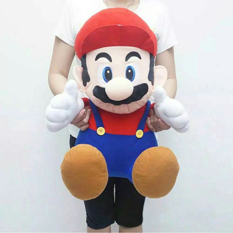 Jual Boneka super Mario bross jumbo ukuran 50cm | Shopee Indonesia