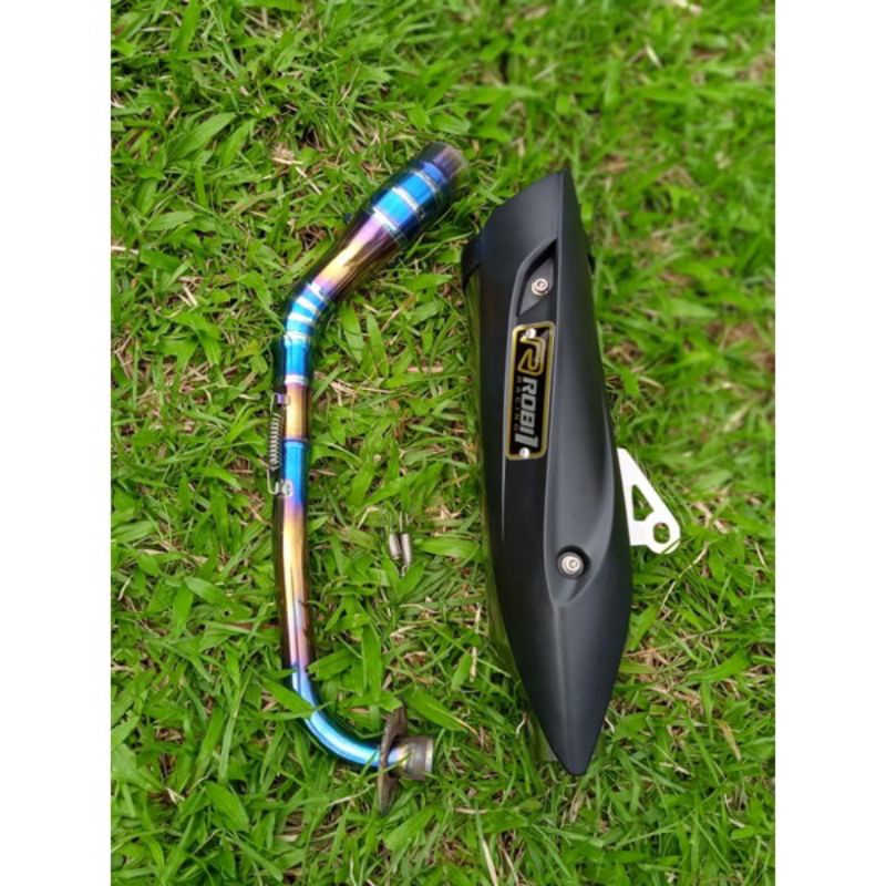 Jual KNALPOT RACING ROB1 NMAX AEROX LEXI PCX VARIO BEAT SCOOPY | Shopee ...