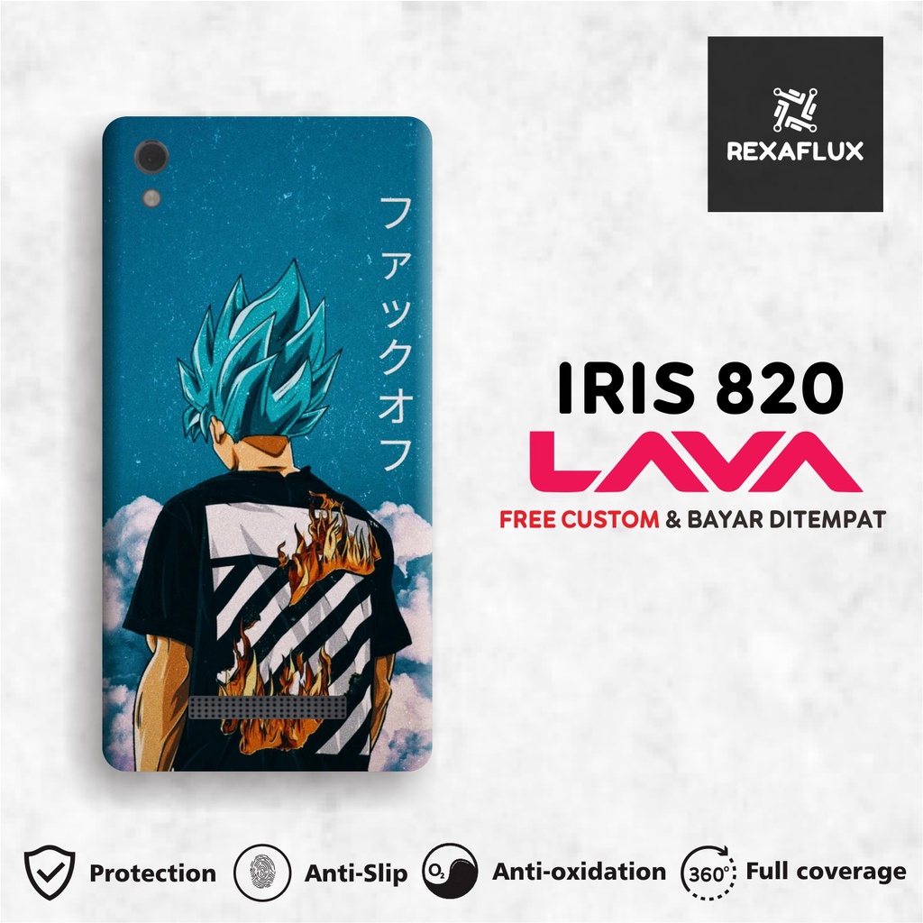 Jual *2Pcs* LAVA IRIS 820 Garskin Case/Stiker Protector Free Customs ...