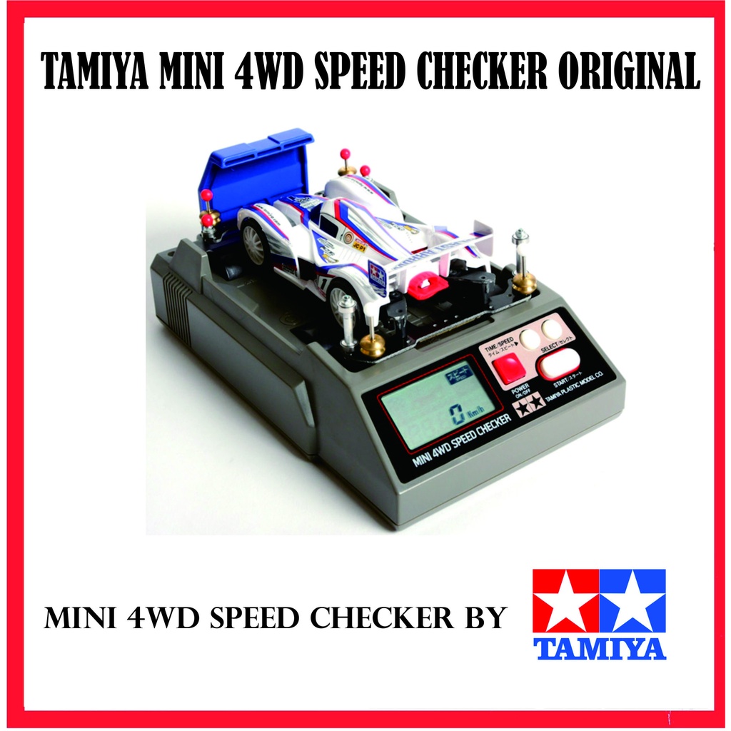 Jual TAMIYA MINI 4WD SPEED CHECKER ORIGINAL / Alat Test Kecepatan ...