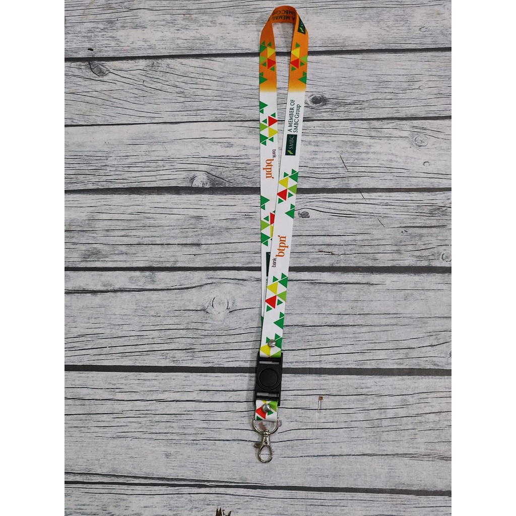 Jual Lanyard BANK BTPN INDONESIA BARU/Lanyard BANK BTPN BARU/Lanyard ...
