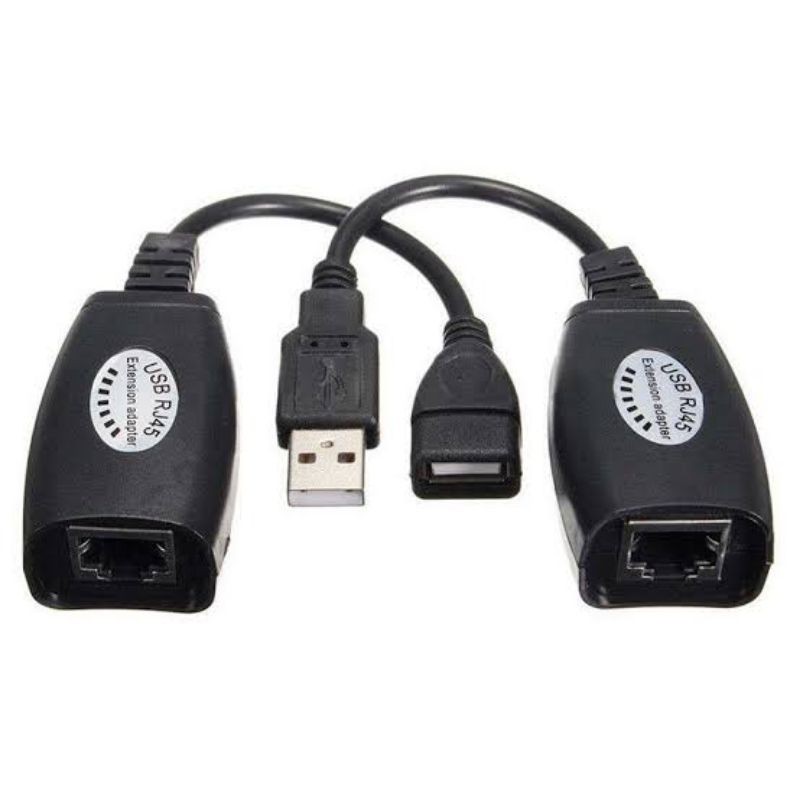 Jual USB Extender / USB Rj45 Extender 150 feet / USB Extender lan ...