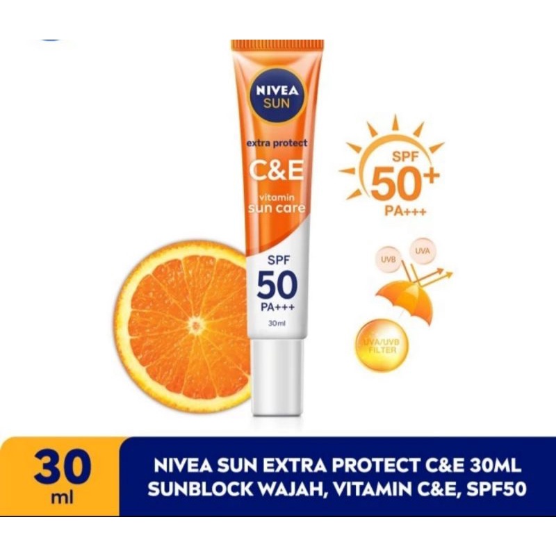 Jual Nivea Sun Extra Protect C&E 30ml | Shopee Indonesia