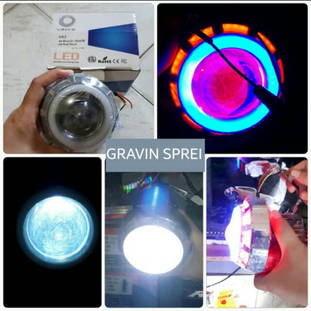 Jual Lampu depan led Projie U12 | Shopee Indonesia