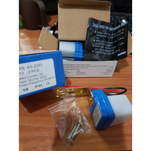 Jual PHOTOCELL Photo sensor 3A model kotak atau fotosel model mirip ...