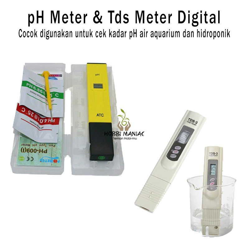 Jual PH Meter dan TDS Tester Alat Ukur Parameter Air Aquarium ...