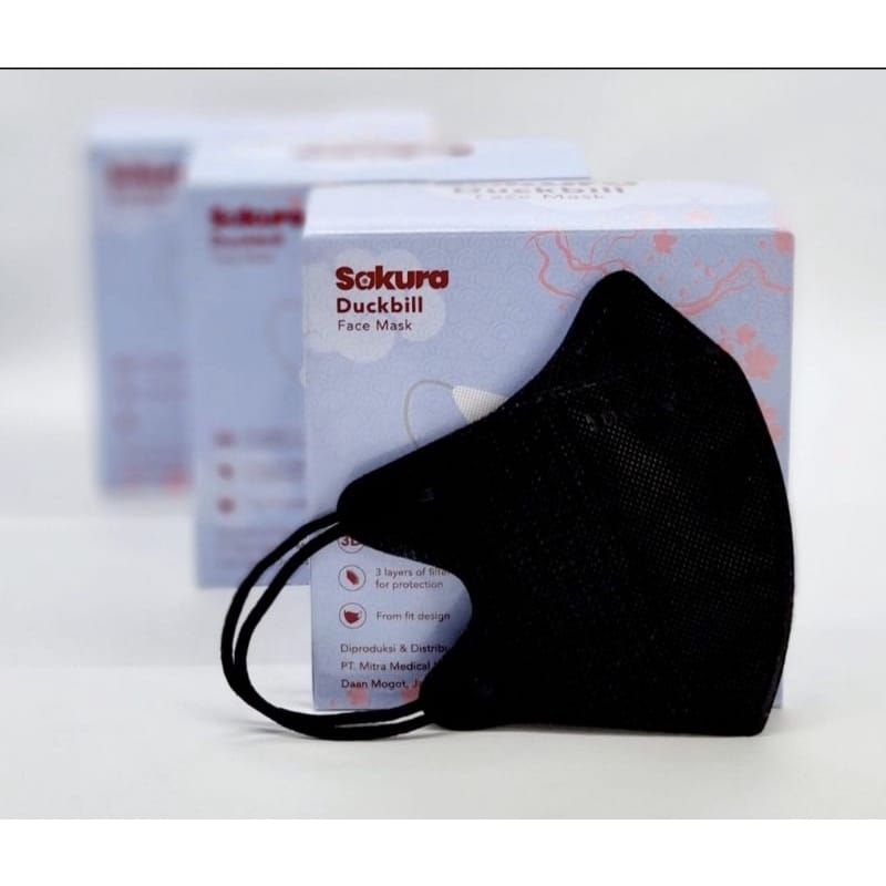 Jual Masker Medis Duckbill Sakura 3Ply isi 50pcs per box, Meltblown ... Jual Masker Medis Duckbill Sakura 3Ply isi 50pcs per box, Meltblown ...