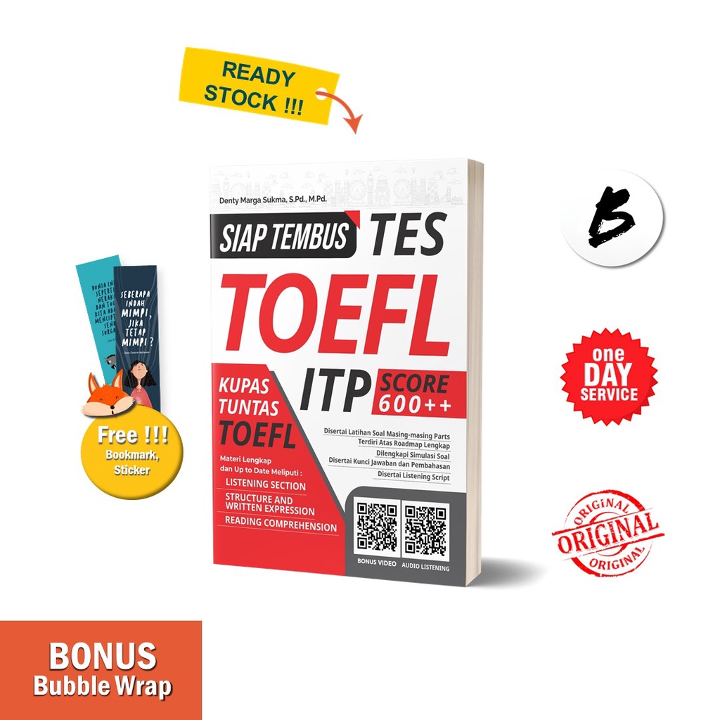 Jual Buku Siap Tembus Tes Toefl ITP Score 600 +++ - Charissa Publisher ... Jual Buku Siap Tembus Tes Toefl ITP Score 600 +++ - Charissa Publisher ...