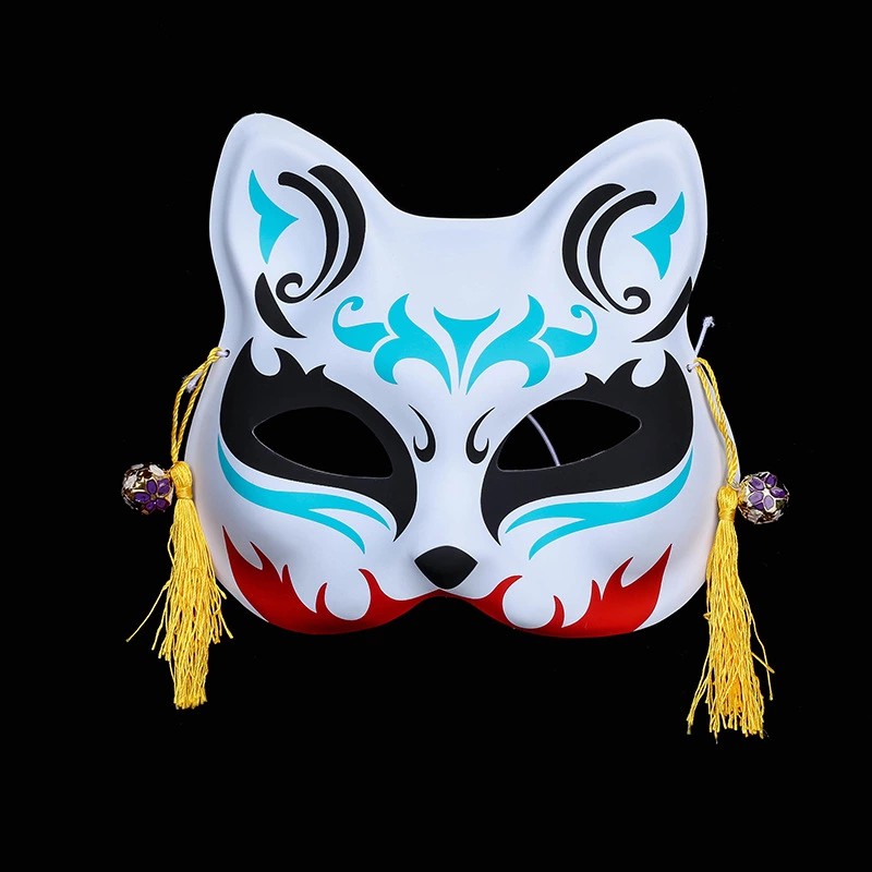 Jual Topeng Rubah Anbu Cosplay Ninja Kucing Japanese Anime Demon Slayer ...