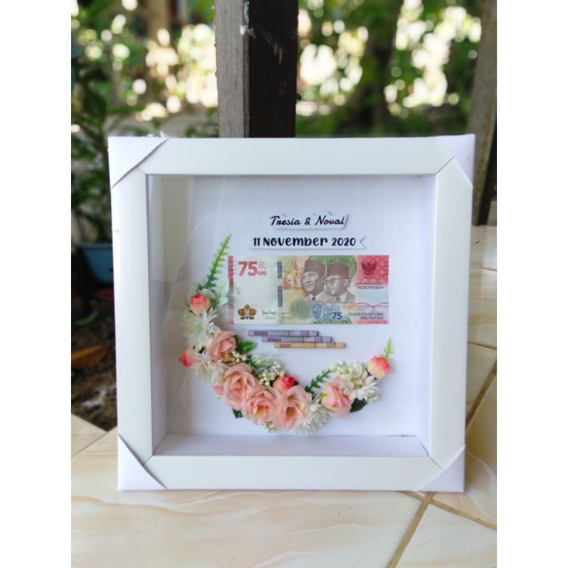 Jual Mahar Frame tabung warna putih polos | Shopee Indonesia