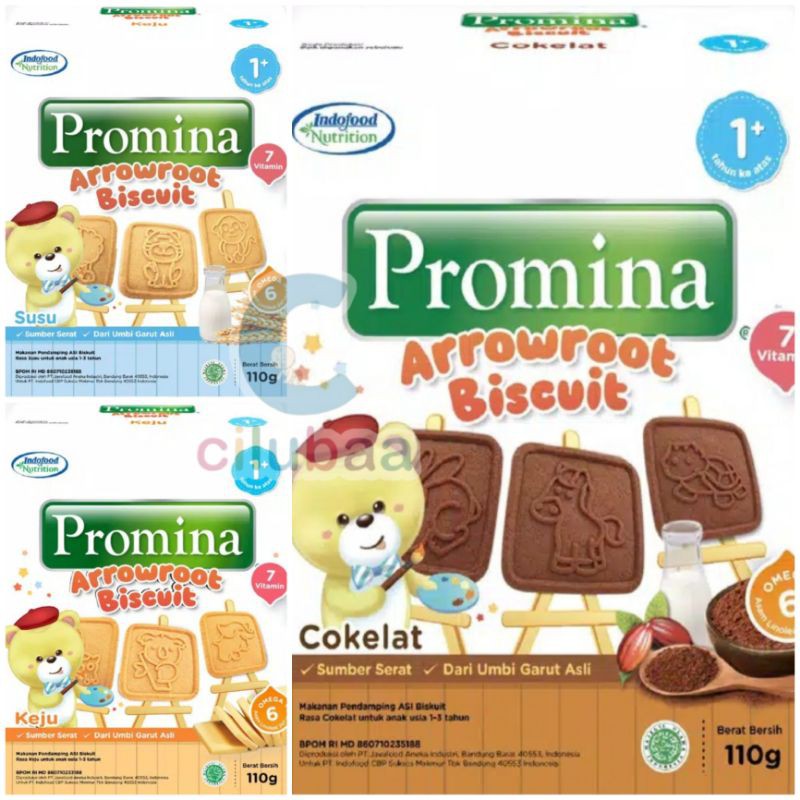 Jual Promina Arrowroot Cookies 110g biskuit bayi anak camilan | Shopee ...