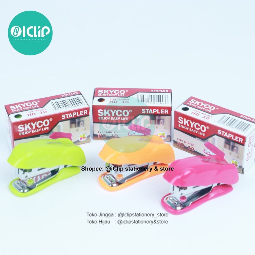 Jual HEKTER KERTAS STAPLER SKYCO MINISO HD-10.ICLIPSTATIONERY. | Shopee ...