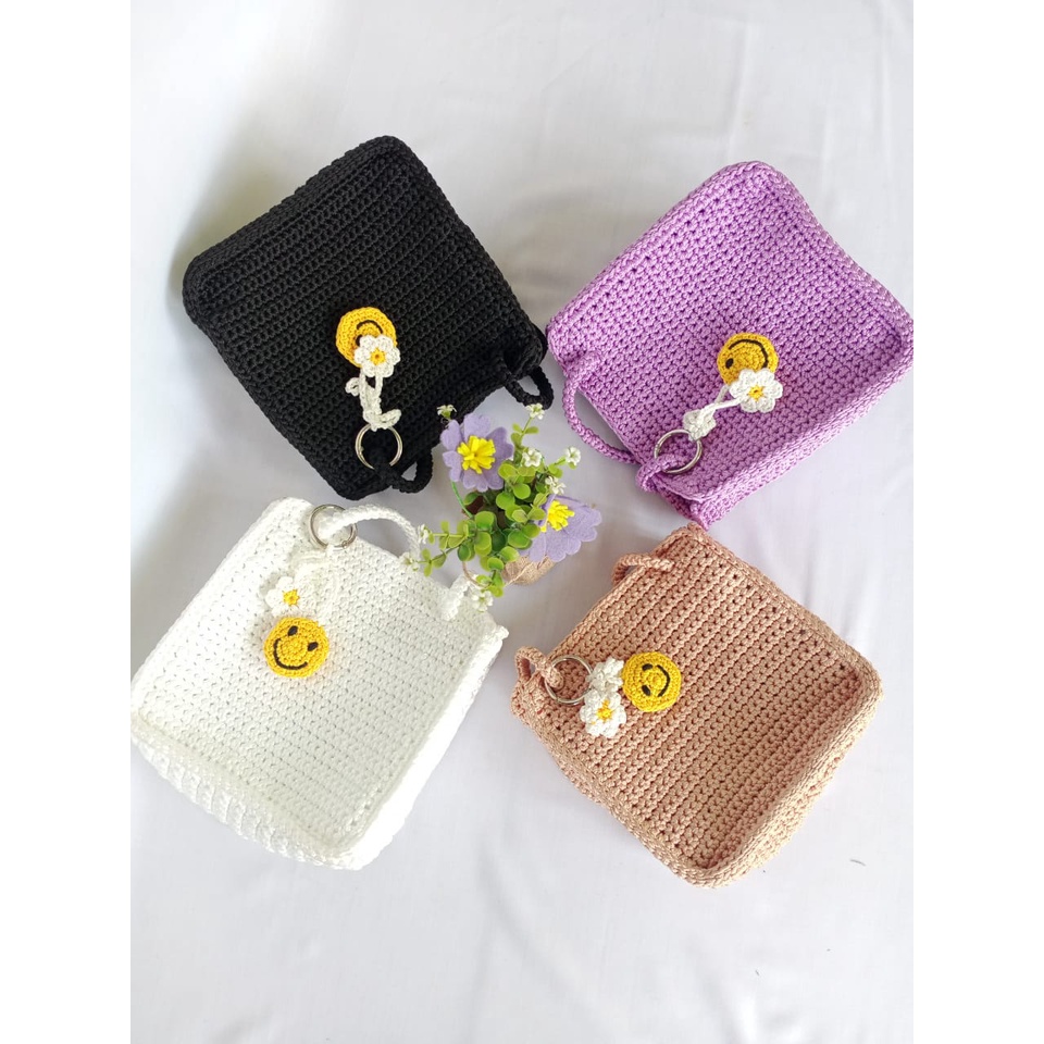 Jual Sling Bag Rajut aesthetic | Shopee Indonesia