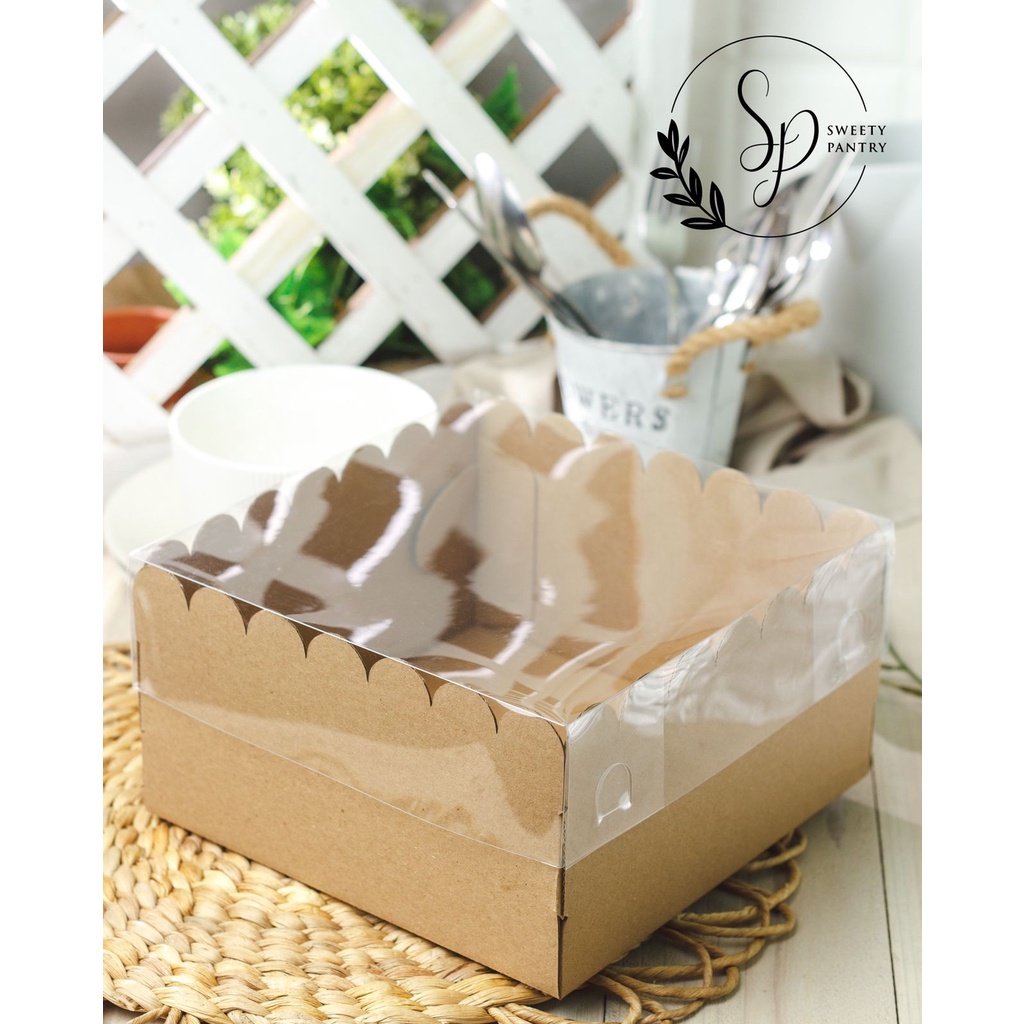 Jual 5PCS - WAVY 22 - Dus Box Pudding Packaging Kotak kue Puding Wavy ...