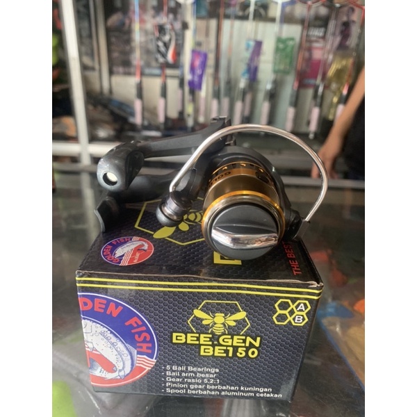 Jual REEL GOLDEN FISH BEE GEN BE150 KATROL ORIGINAL | Shopee Indonesia