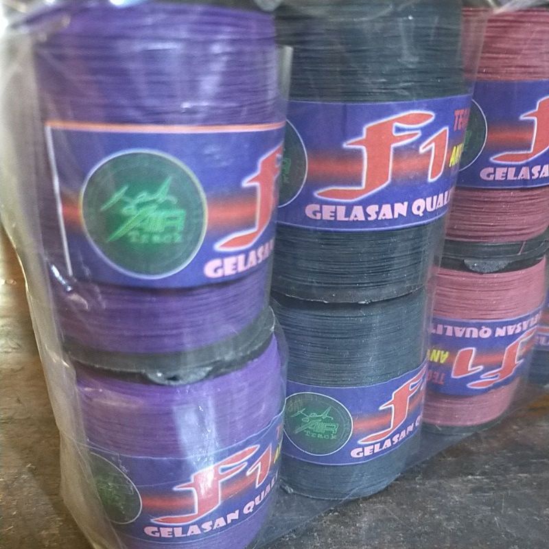Jual Gelasan senar layangan F1 klos jar full ukuran 025 original ...