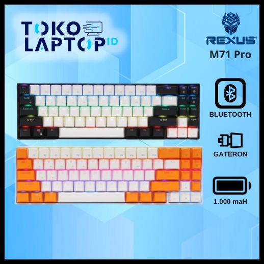 Jual Rexus Daxa M71 Pro Wireless Mechanical Gaming Keyboard | Shopee ...