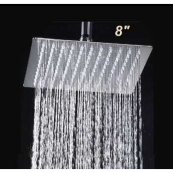 Jual SHOWER MANDI SHOWER RAIN SHOWER HUJAN RAIN SHOWER IMPORT - 8 inchi ...