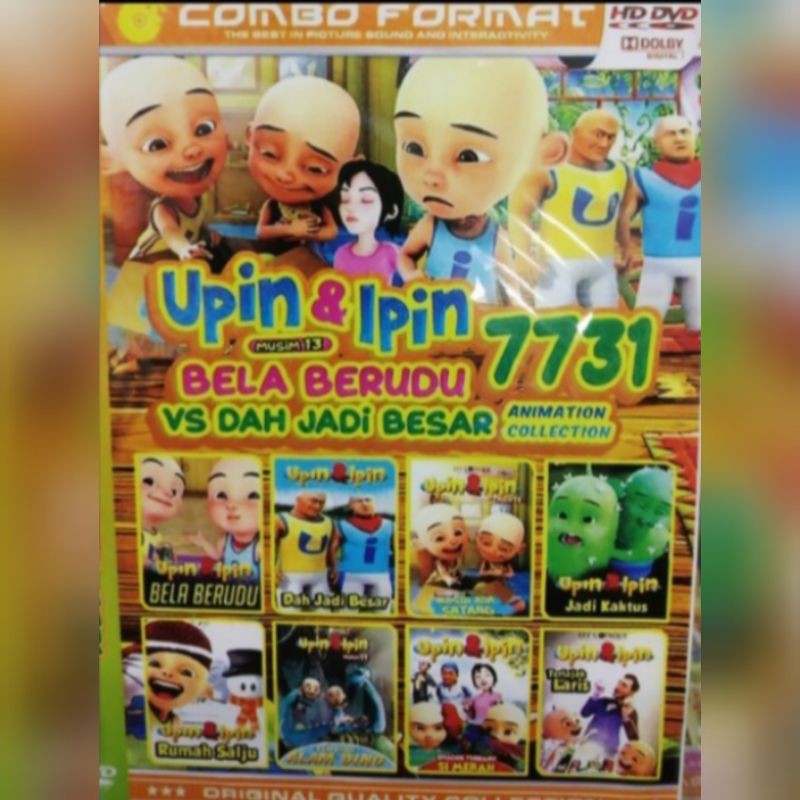 Jual DVD UPIN & IPIN 7731 (Bela Berudu vs Dah jadi Besar) Cartoon ...