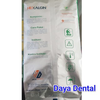 Jual Dental Alginate HEXALGIN Bahan cetak gigi palsu semen gigi RESMI ...