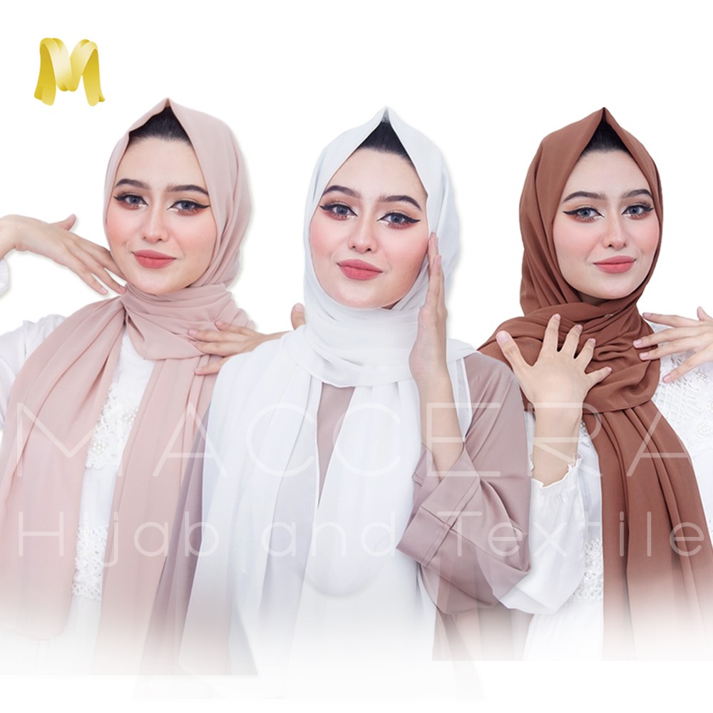 Jual CUCI GUDANG (40 WARNA) Pashmina Ceruty Babydoll 180 x 75 IMPORT (PART 1) | Shopee Indonesia