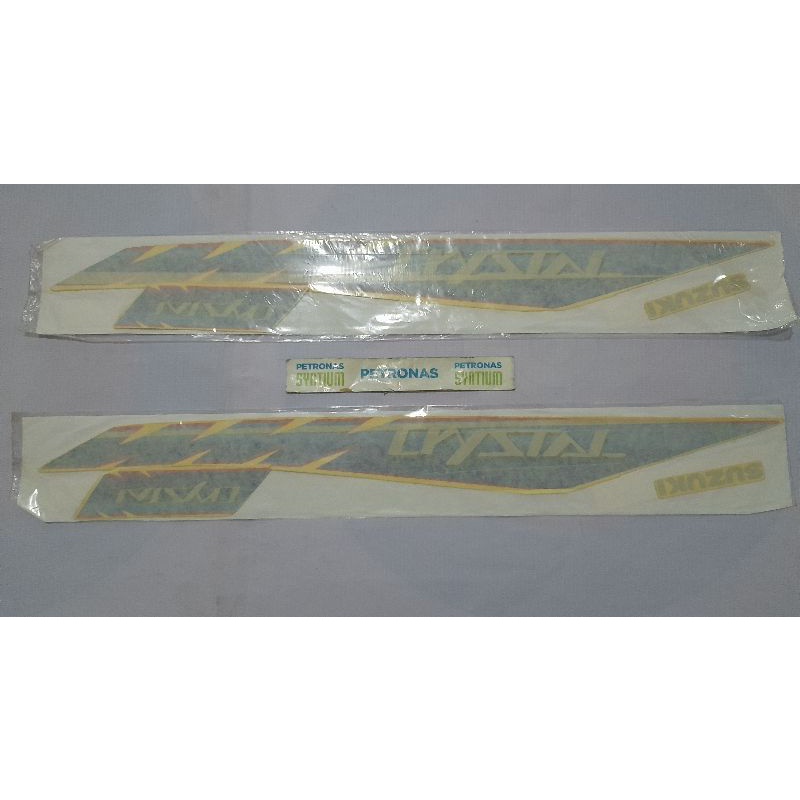 Jual STRIPING STIKER BODY SUZUKI CRYSTAL NOS LAMINASI | Shopee Indonesia