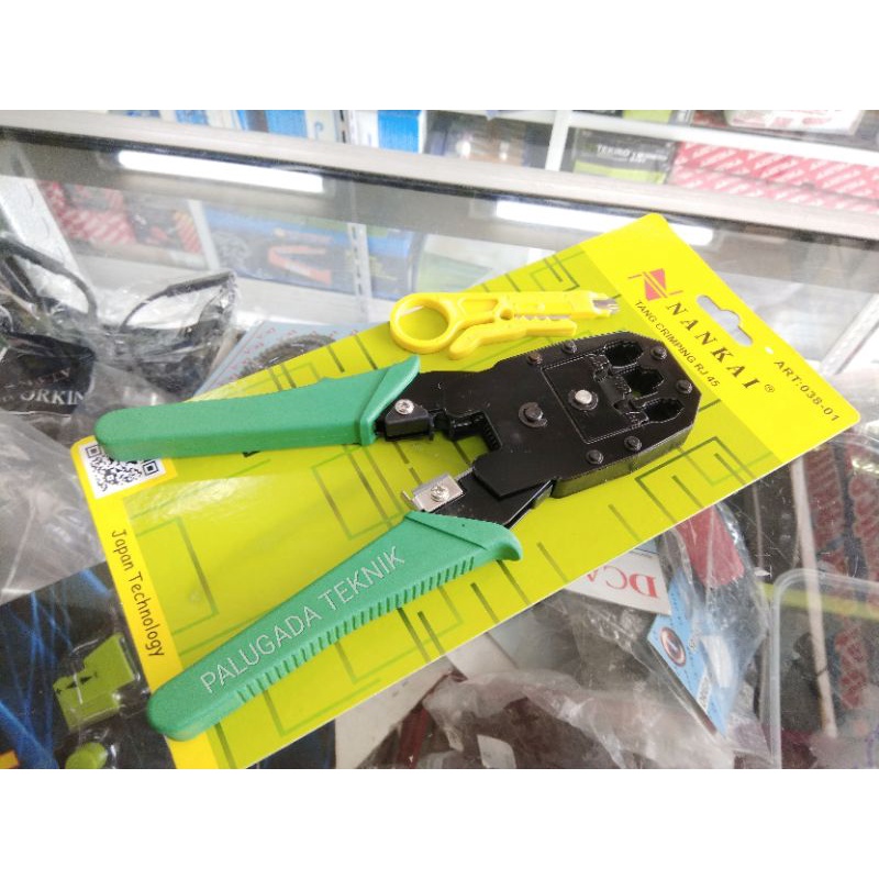 Jual NANKAI ART : 038-01 TANG CRIMPING RJ45 / TANG KRIMPING RJ 45 ...