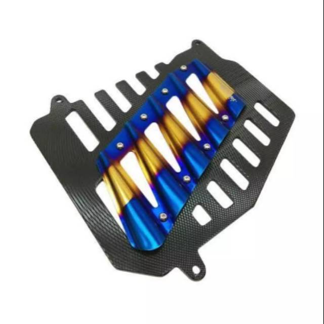 Jual Tutup cover radiator Nmax dan Aerox 2 tone CNC | Shopee Indonesia
