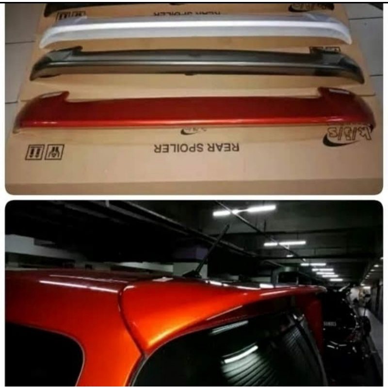 Jual Spoiler Toyota Sienta ready warna body | Shopee Indonesia