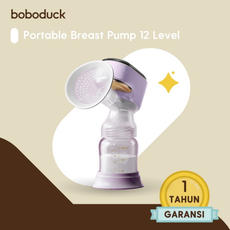 Jual Boboduck Pompa ASI Single Electric Breast Pump Portable 12 Level | Shopee Indonesia