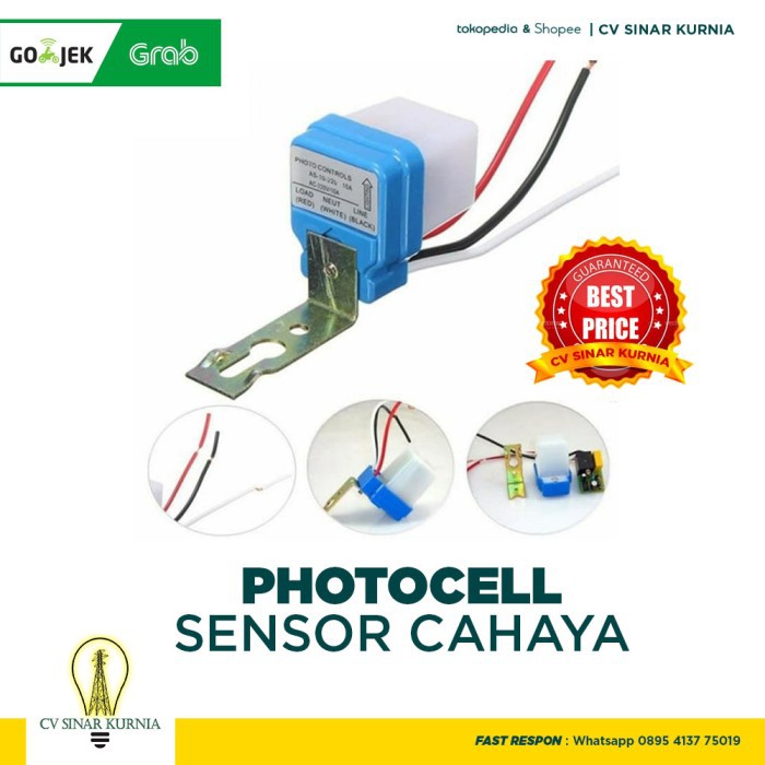 Jual PHOTOCELL 3A FOTOSEL 3A SENSOR CAHAYA BEST QUALITY | Shopee Indonesia