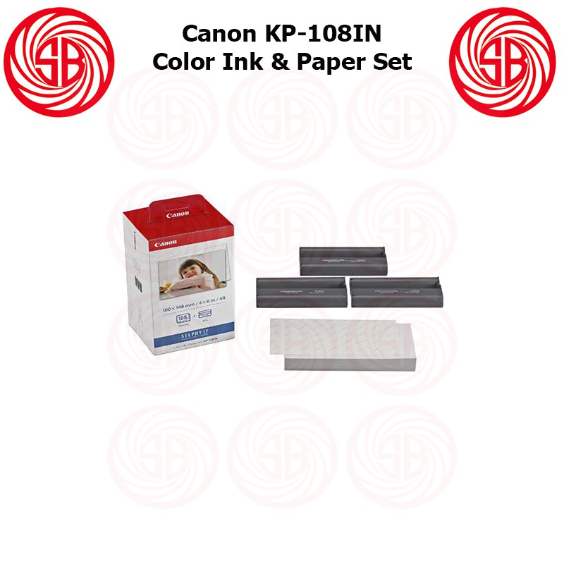 Jual Color Ink Paper Set KP-108IN, Kertas Selphy KP 108 Paper Printer ...