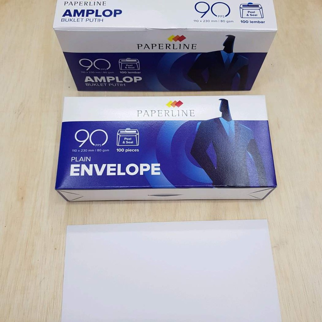 Jual Amplop Putih Paperline 90 (1pak) | Shopee Indonesia