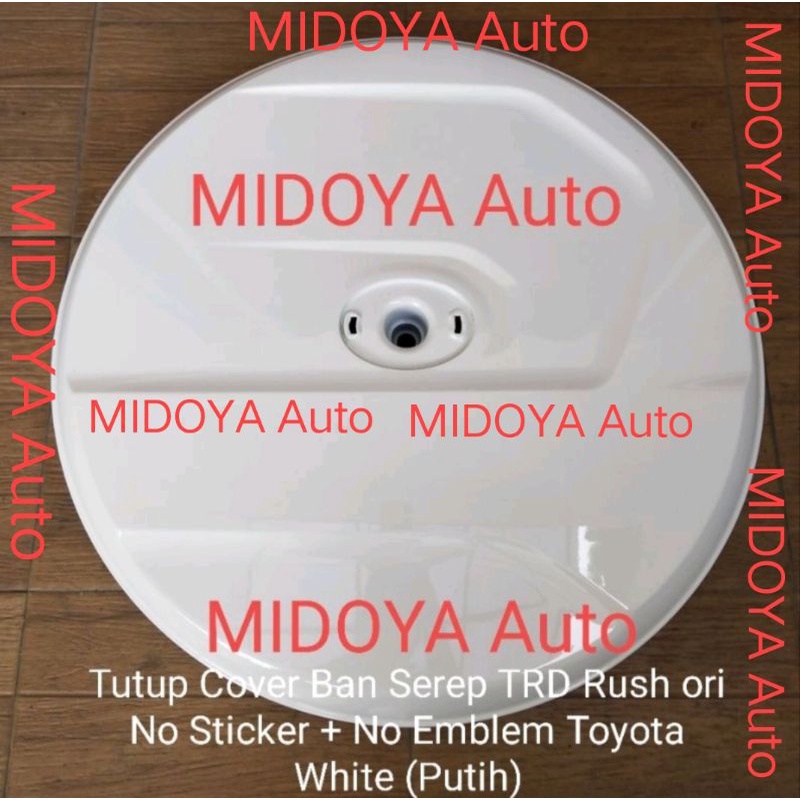 Jual Tutup Cover Ban Serep TRD Toyota Rush White / Black ori | Shopee ...